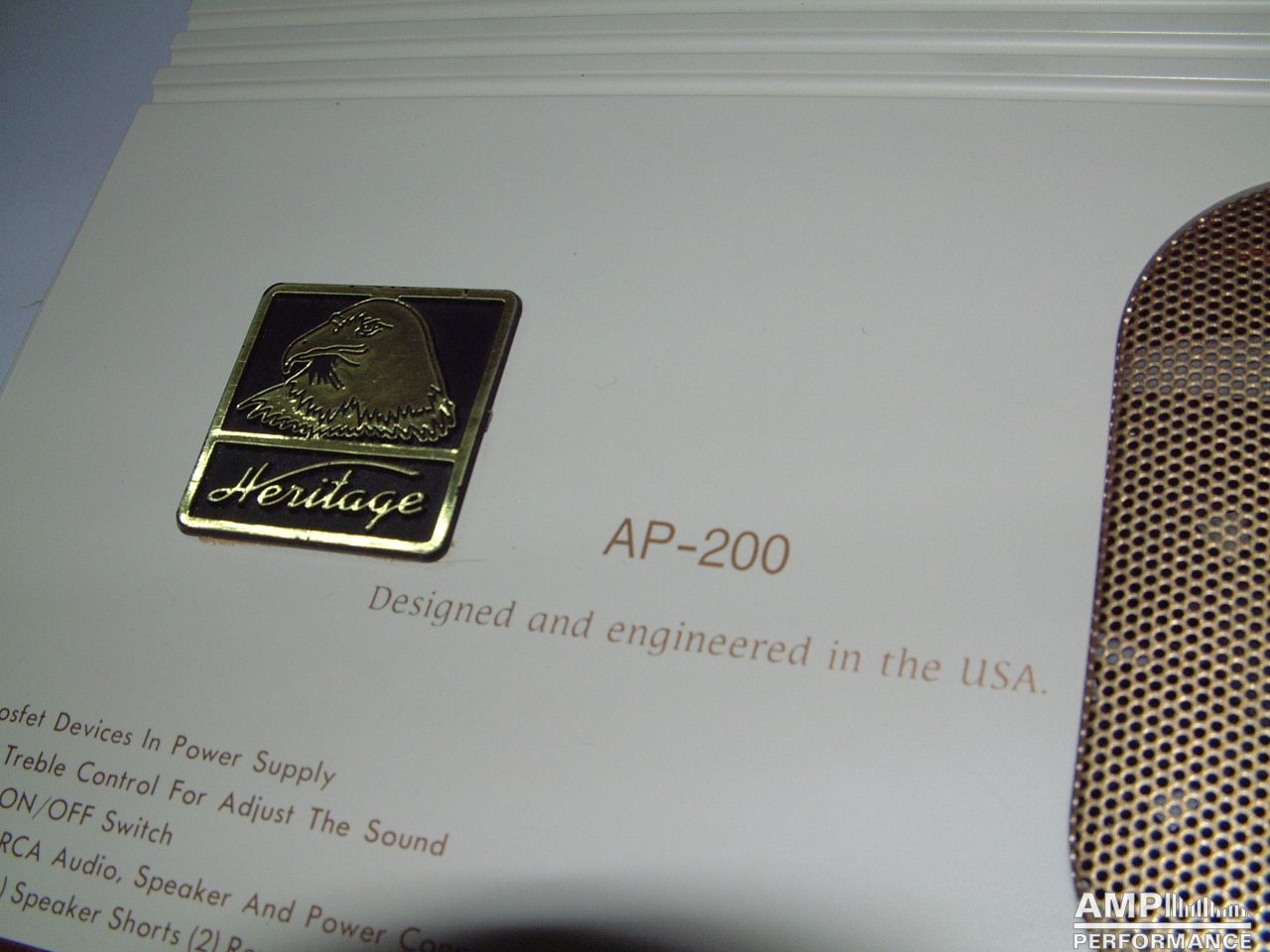 Heritage AP-200 - AMP Performance